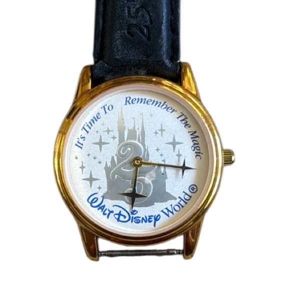 Disney | Accessories | Walt Disney World Vintage 25th Anniversary Watch ...